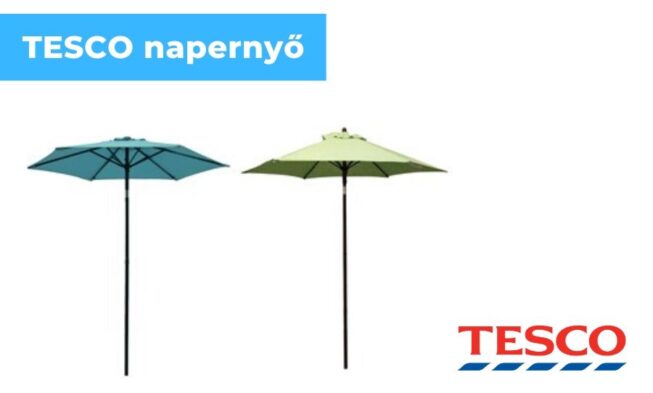 Tesco napernyő akció - védelem a napsugarak ellen - Akciósújság.info